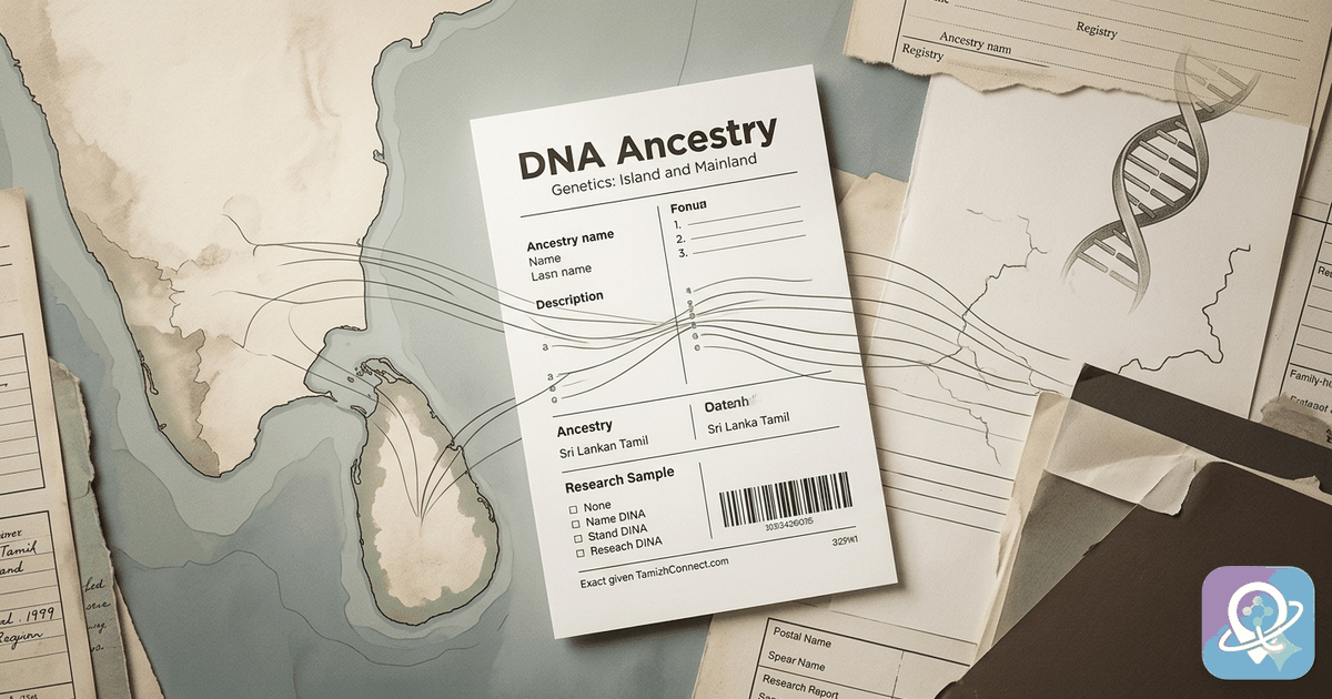Sri Lankan Tamil Genetics: A Tapestry of… | TamizhConnect Blog